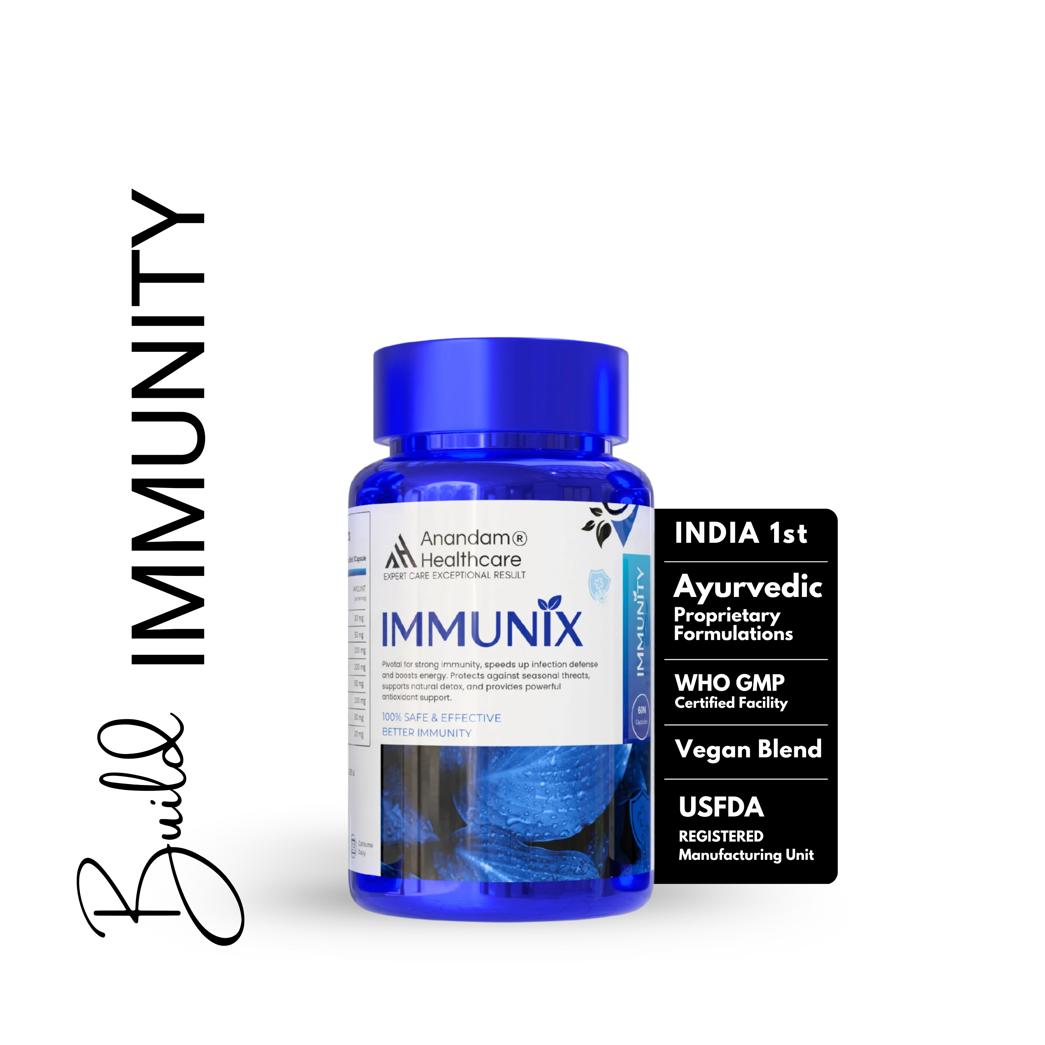 Immunix | Natural Immunity Booster with 8+ Herbal Extracts
