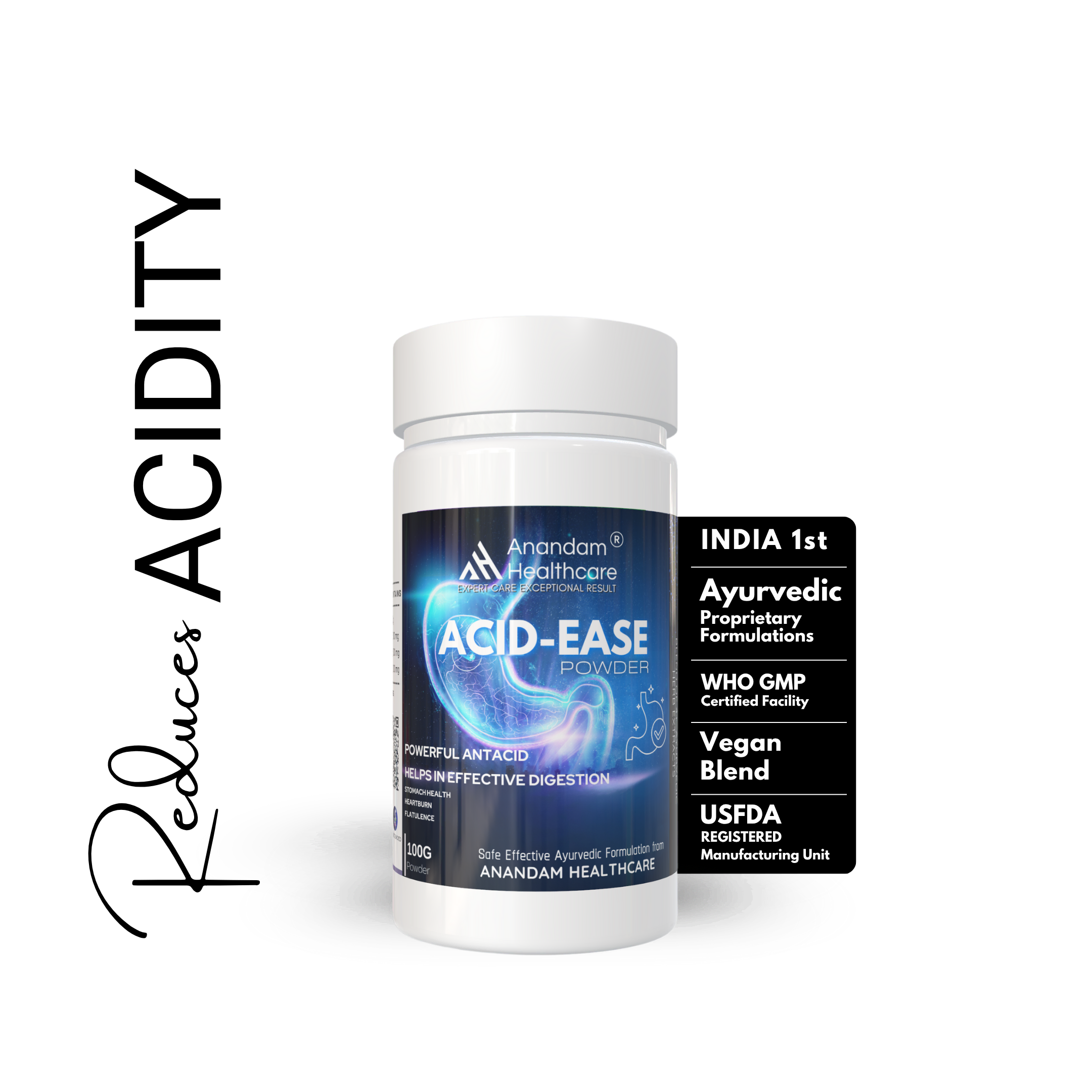 Acid-Ease Powder – Fast Relief for Acidity, Heartburn & Gastric Ulcer